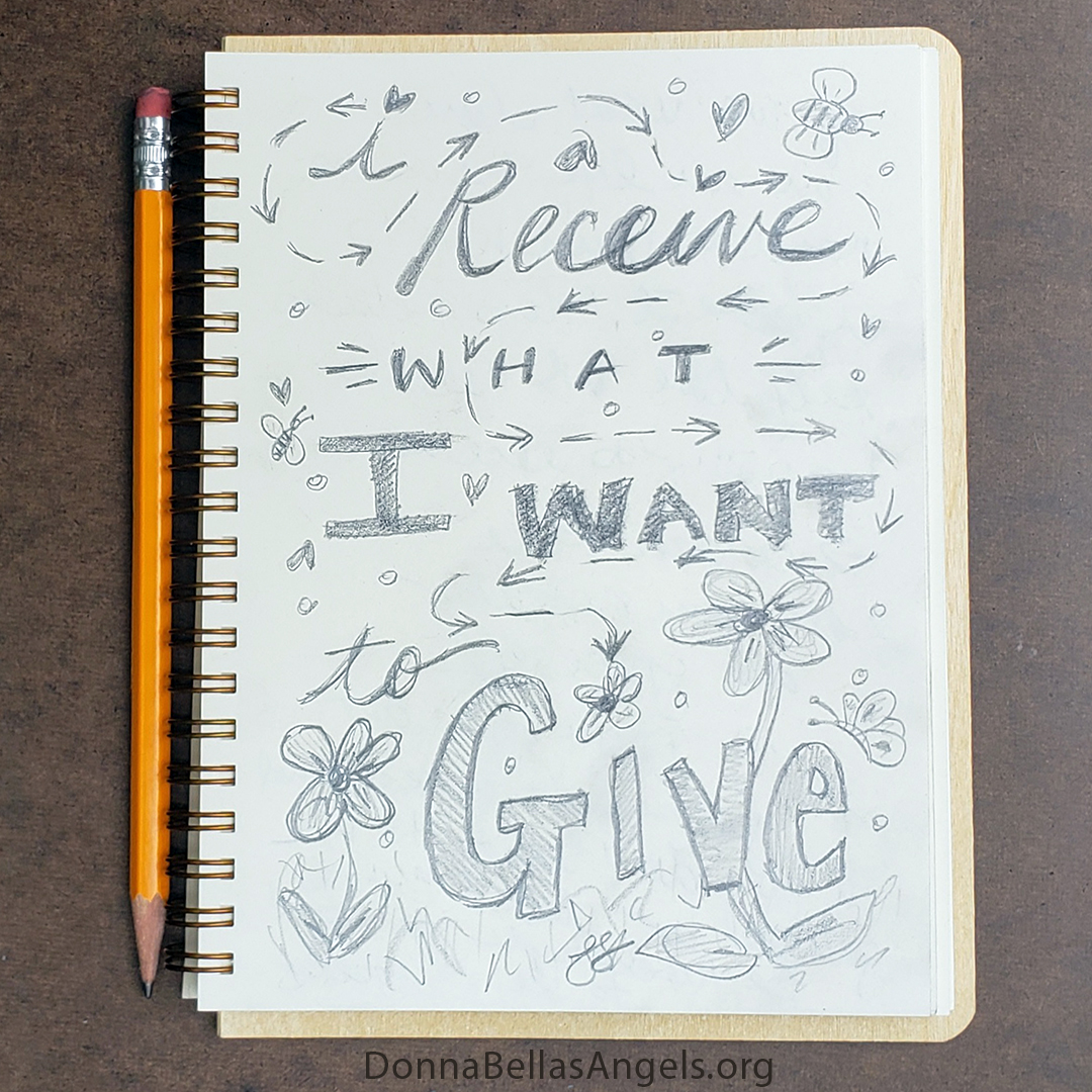Allowing Yourself to Receive as You Give - DonnaBellas Angels
